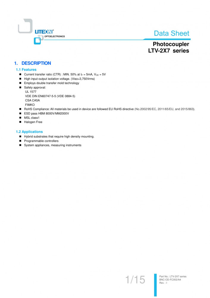 LTV-247 datasheet page 2