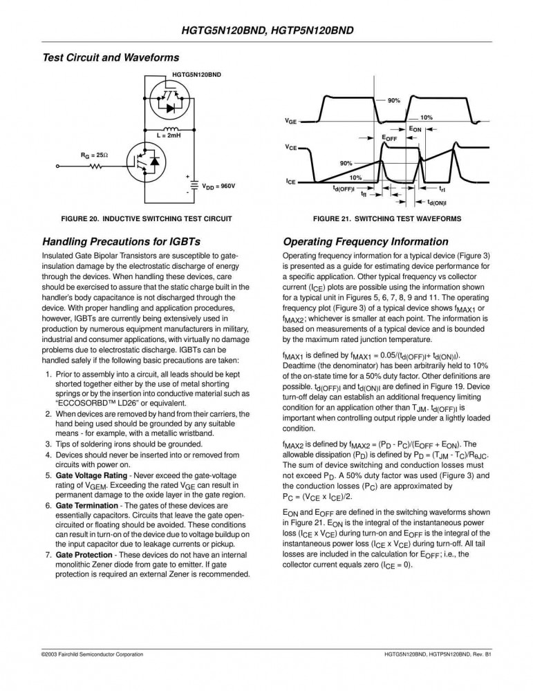 HGTP5N120BND datasheet page 8