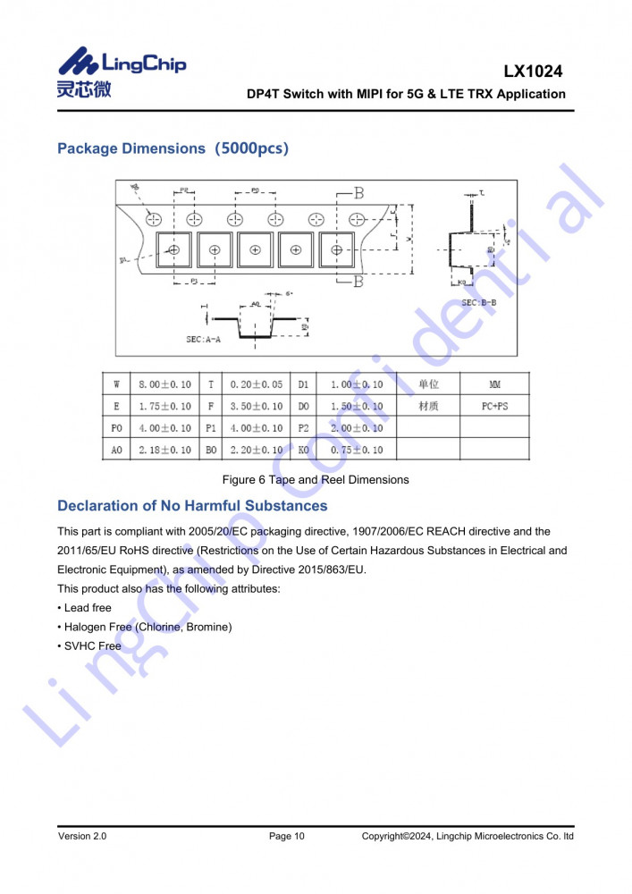 LX1024 technical document page 10