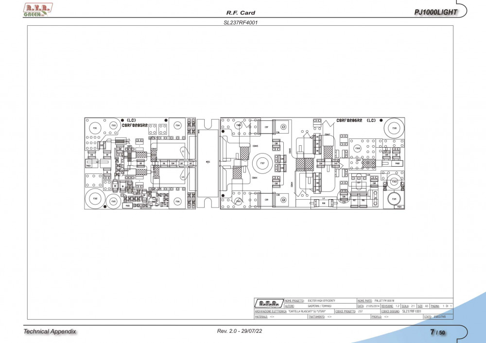 PJ1000LIGHT technical annex page 9