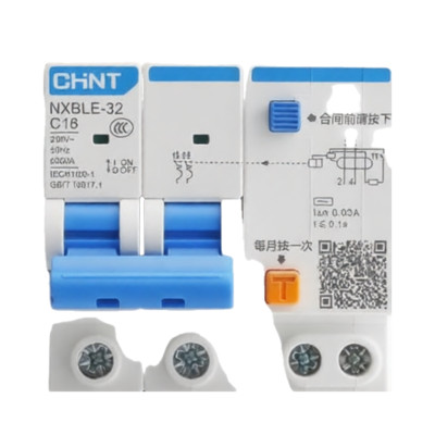 CHINT NXBLE-125 2P C100A Miniature Residual Current Circuit Breaker
