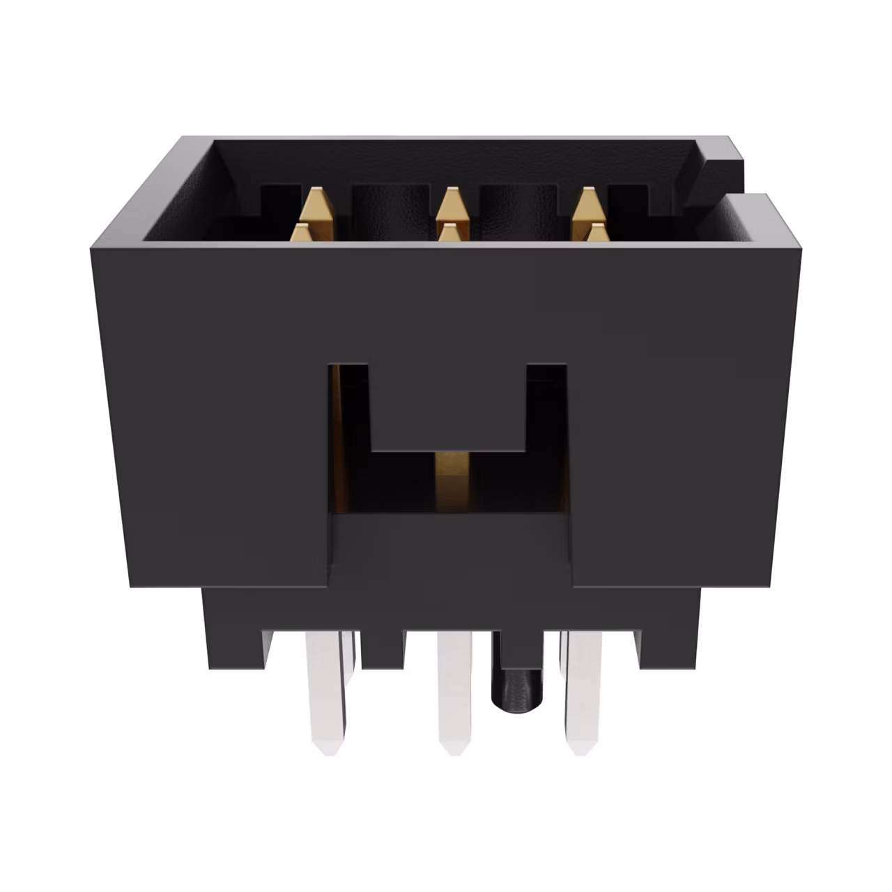 2.00mm Pitch, Milli-Grid PCB Header, Dual Row, Vertical, Through Hole, Shrouded, 6 Circuits, 0.38µm Gold (Au) Plating, 2.50mm Tail Length, Single Side Slot, Center Friction Lock, with Peg, Tube for sale