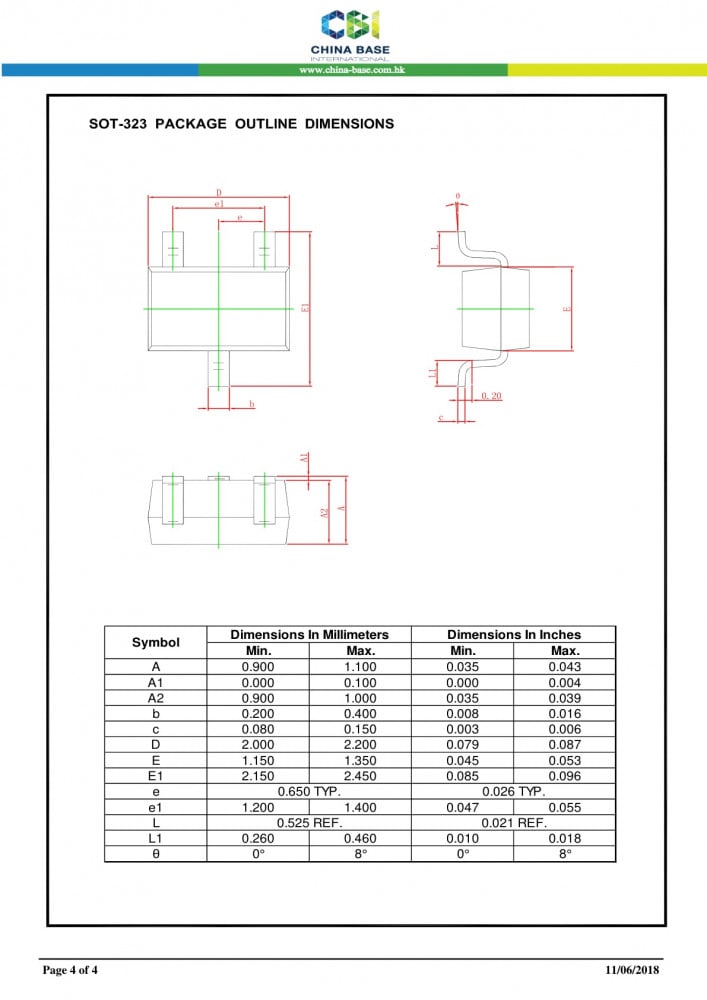 CBI 2N7002KW datasheet page 4