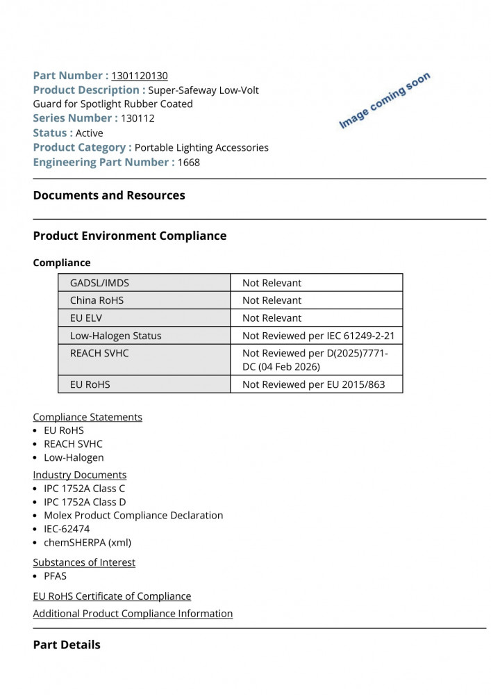 Product documentation image, page 1