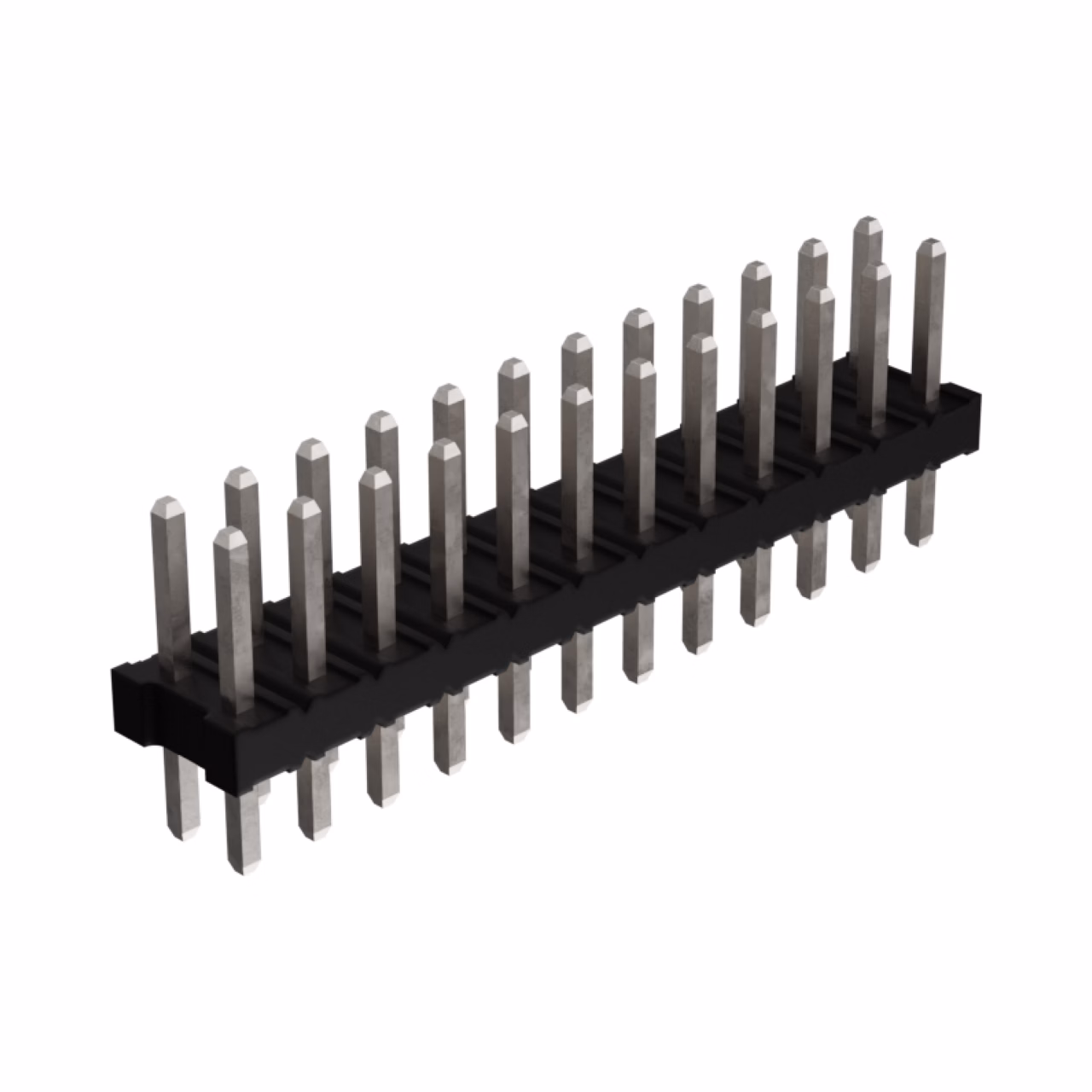2.00mm Pitch Milli-Grid Header, Vertical, Through Hole, 24 Circuits, 2.54µm Tin (Sn) Plating, Mating Pin Length 4.00mm, Tail Length 2.60mm, Tray, Lead-Free for sale