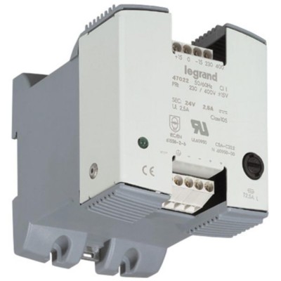 Filtered single-phase rectified power supply - prim 230/400 V - 24 V= - 60 W - 2,5 A for sale