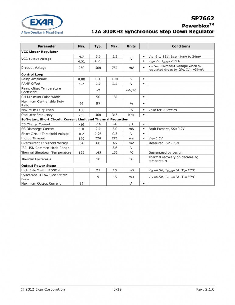 SP7662 technical document page 3