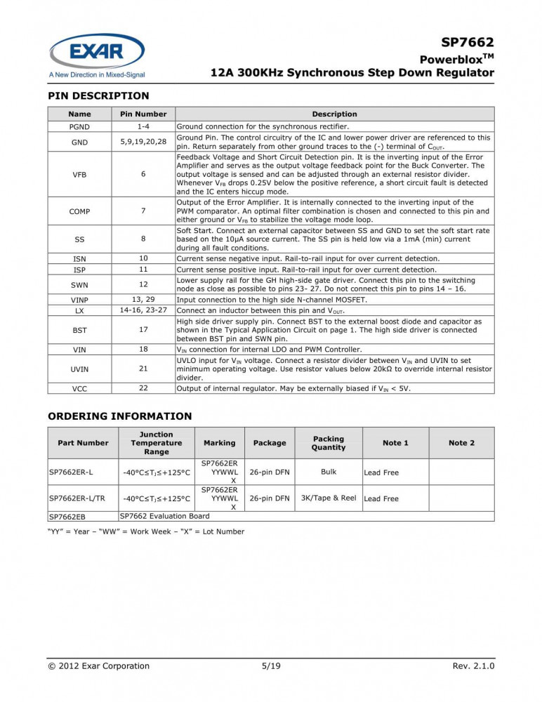 SP7662 technical document page 5