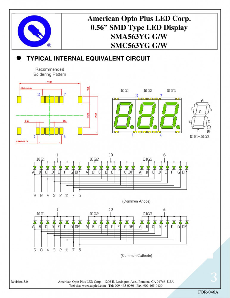 SMA563YG datasheet page 3