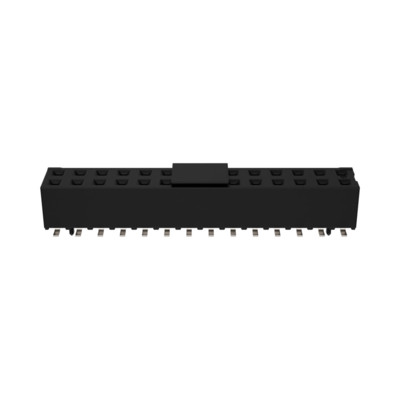 Milli-Grid Vertical Receptacle, 2.00mm Pitch, Dual Row, Surface Mount, Top/Bottom Entry, with Press-fit Plastic Pegs, with Cap, Tube, 0.38µm Gold (Au) Plating, 28 Circuits, Lead-Free for sale