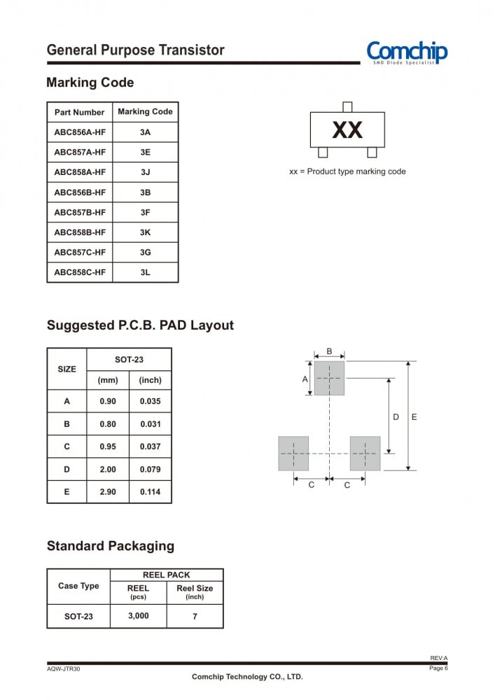 ABC857A-HF datasheet page 6