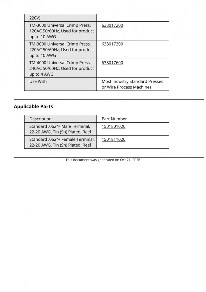 MOLEX 639036300 product document, page 3