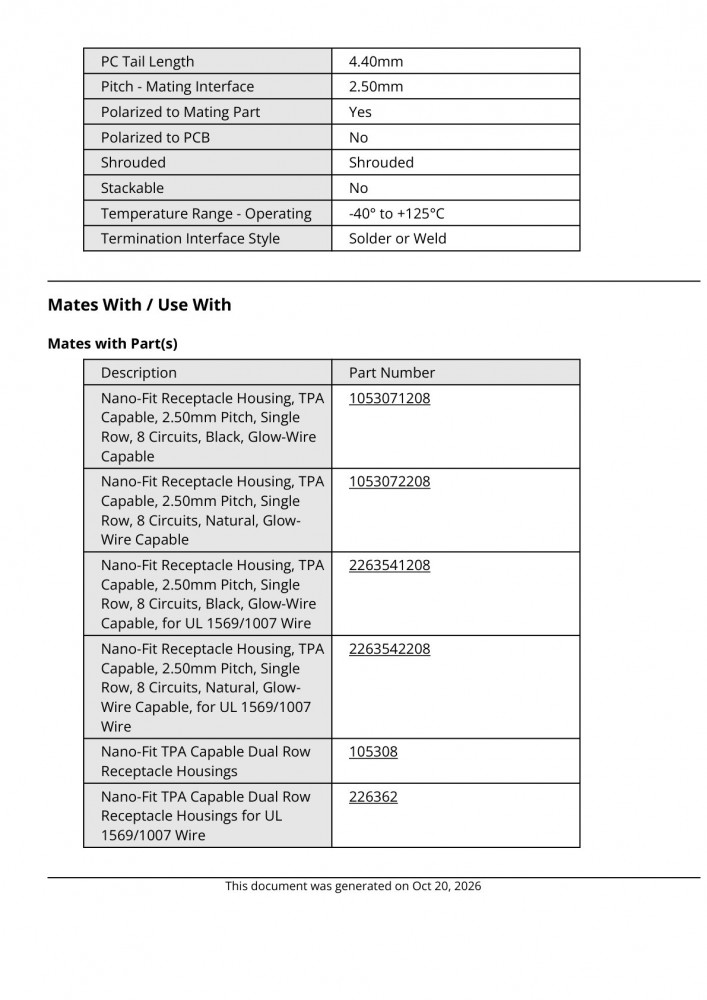 MOLEX 2251481116 technical document image 3