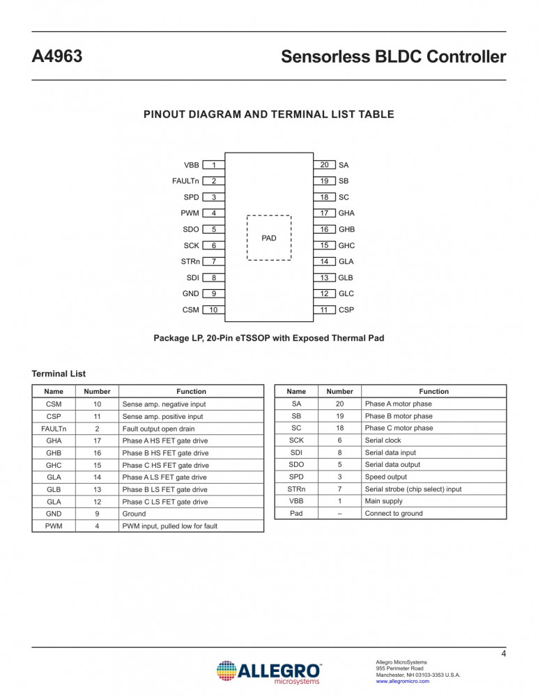 A4963 datasheet page 4