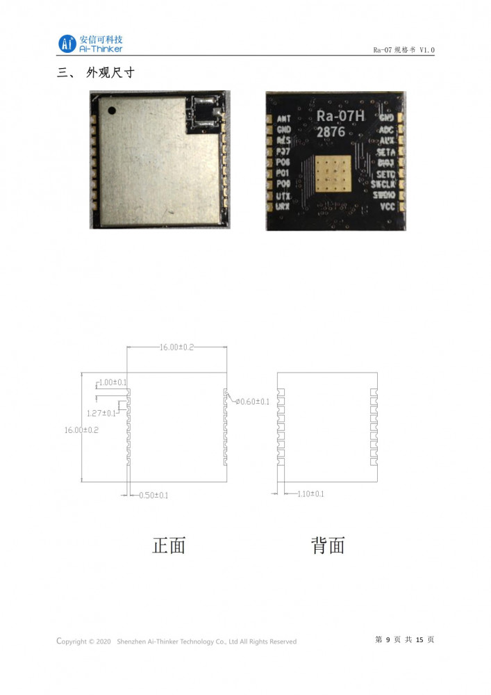 Ra-07 datasheet page 9