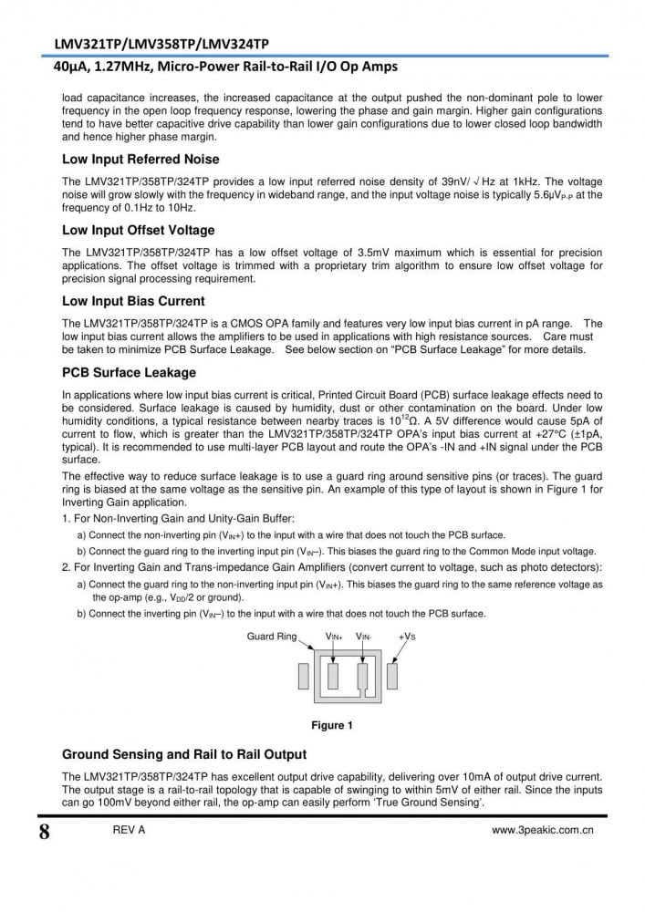 LMV324TP-TR datasheet page 8