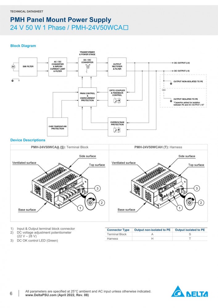 PMH-24V50WCAA datasheet page 6