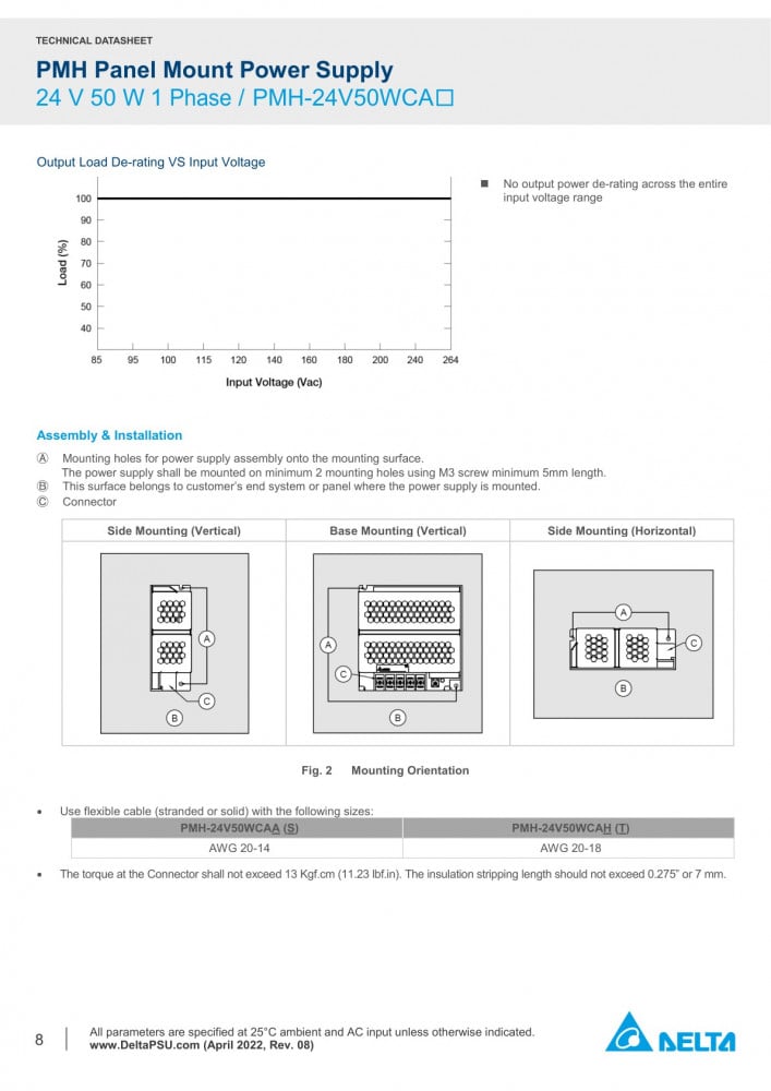 PMH-24V50WCAA datasheet page 8