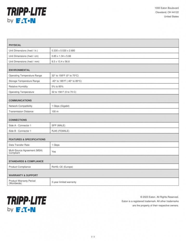 N286-01GLC-TE technical document page 2