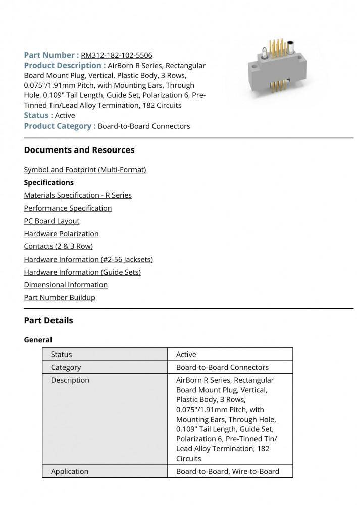 RM312-182-102-5506 technical document page 1