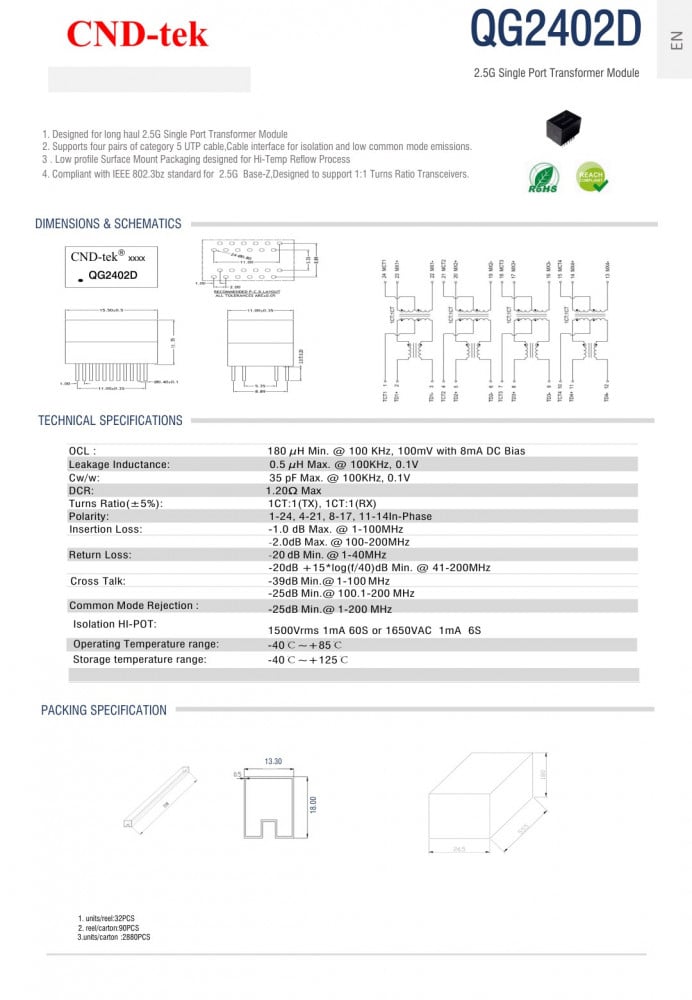 QG2402D technical document page 1