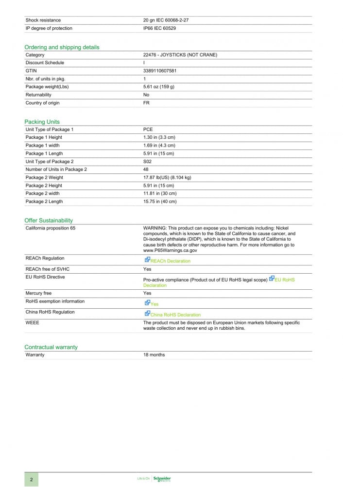 XD2PA247 technical document page 2