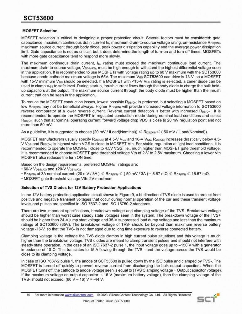 SCT53600TVBR datasheet page 10