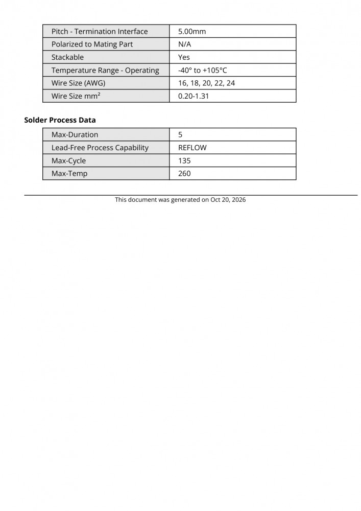 Molex drawing image, page 3