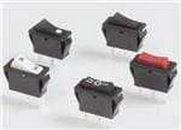 E-Switch R4IBLKBLKEF0 Rocker Switch for sale