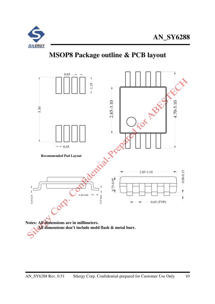 SY6288 datasheet page 10