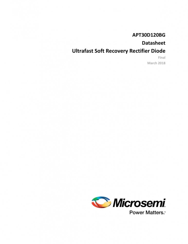 APT30D120BG datasheet page 1