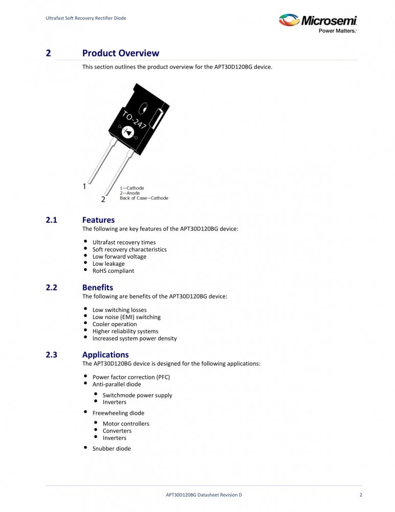 APT30D120BG datasheet page 4
