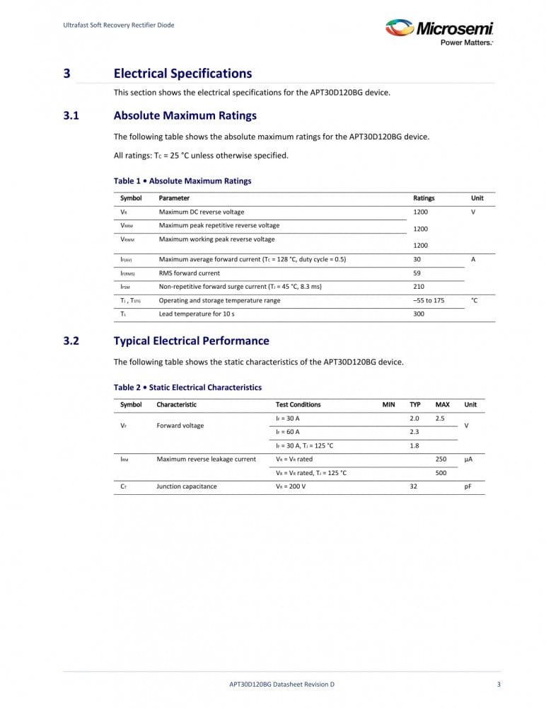 APT30D120BG datasheet page 5