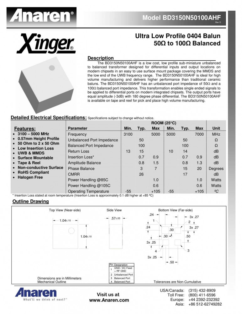 BD3150N50100AHF datasheet page 1