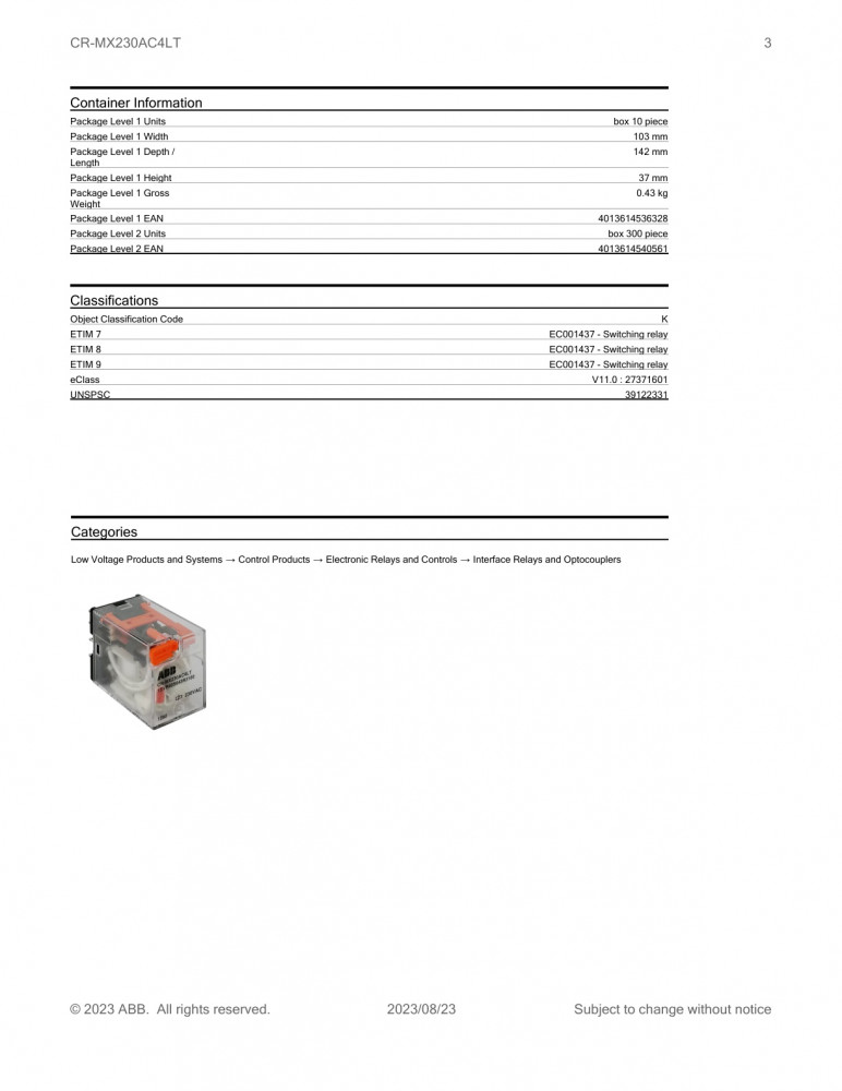 ABB CR-MX technical document page 3