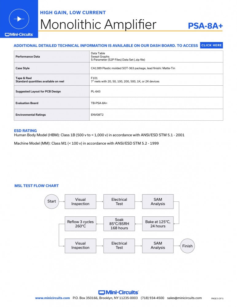 PSA-8A+ datasheet page 5