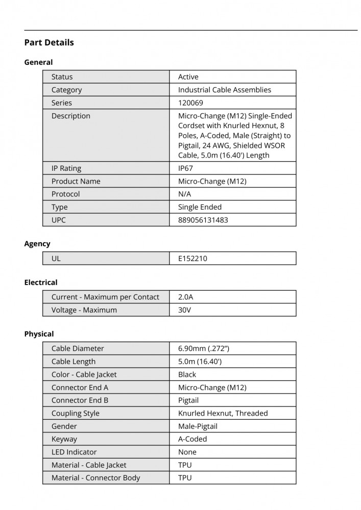 Molex drawing, page 2