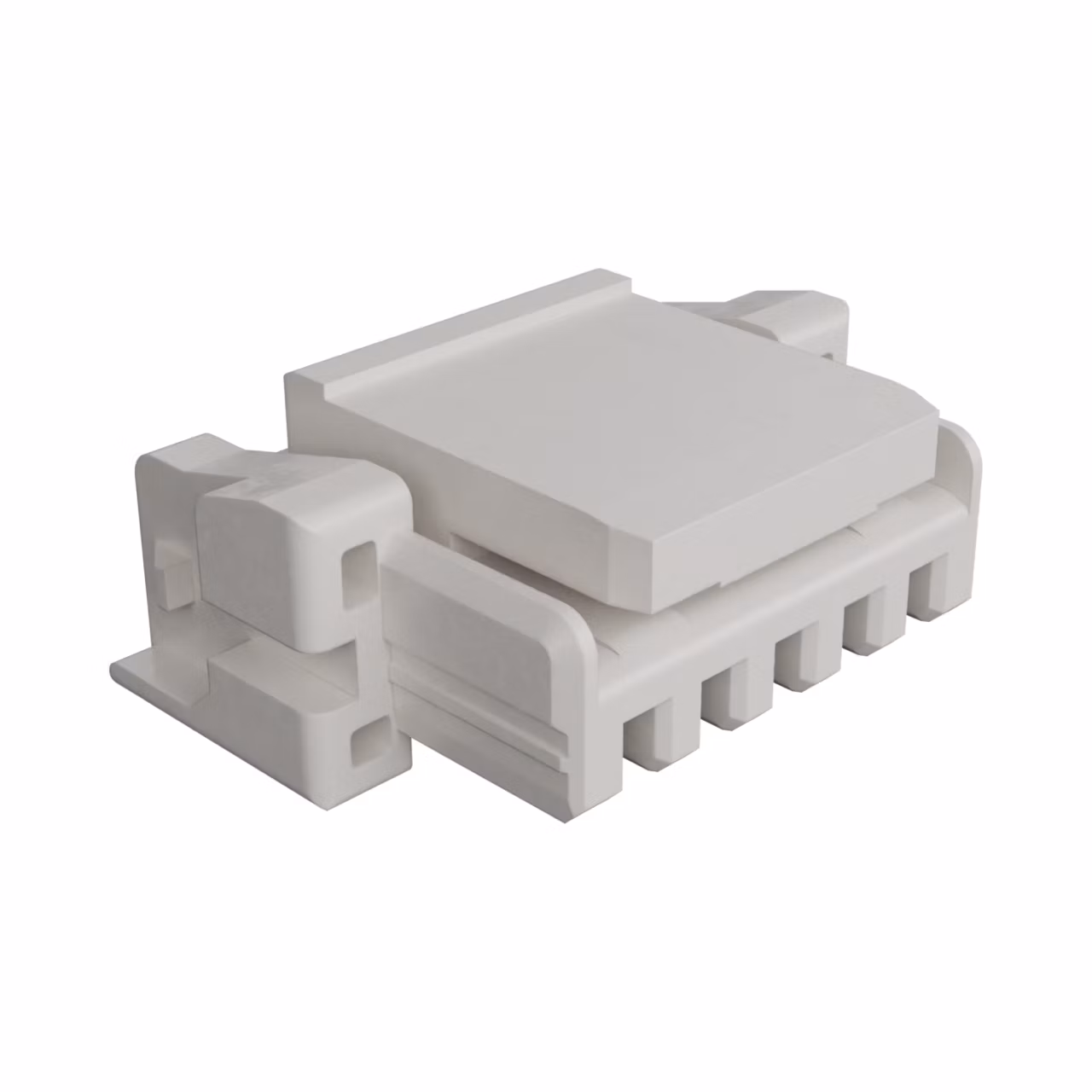 Micro-Lock Plus TPA Type Receptacle Housing, 1.25mm Pitch, Low-Halogen, Single Row, Positive Lock, 5 Circuits, Natural (White) for sale