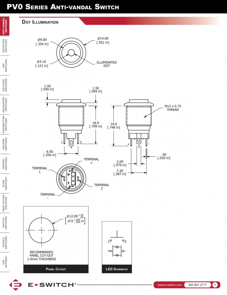 PV0H240SS-311 technical document page 3