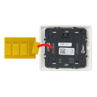 Set of 3x4 adhesives for fixing a wireless control for connected installation for sale