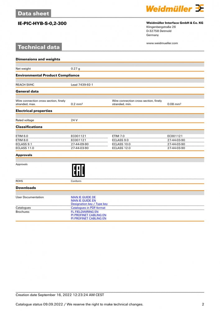 WEIDMULLER 1135150000 document page 2