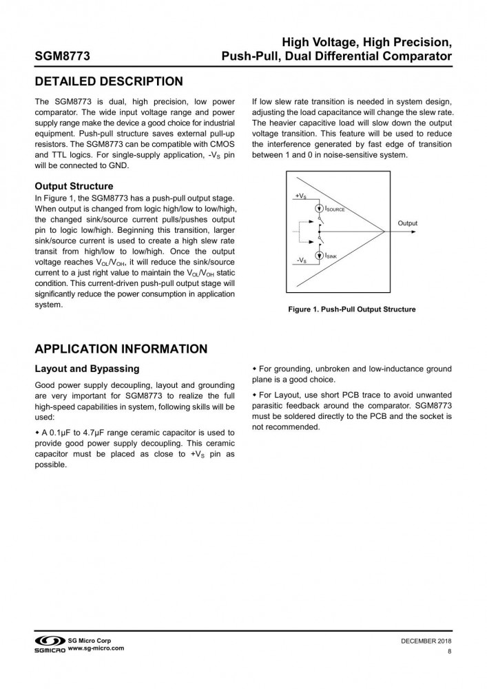 SGM8773 datasheet page 8