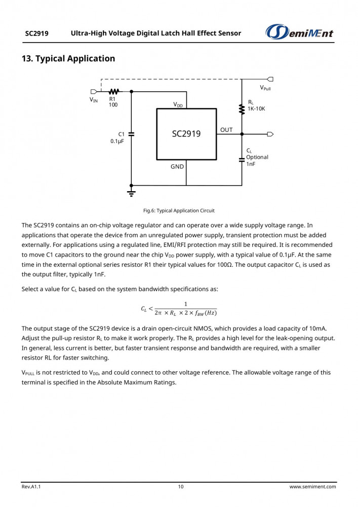 SC2919 datasheet page 10