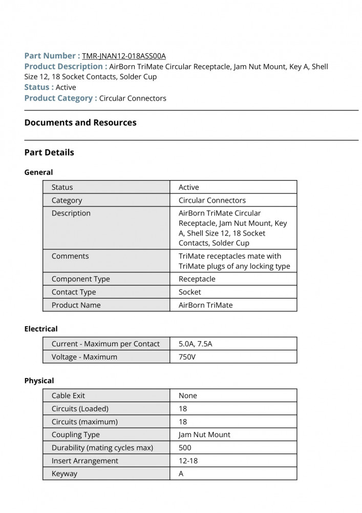 Product document image, page 1