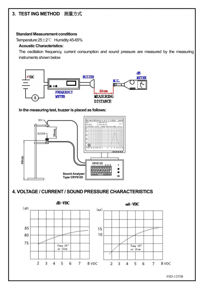 FSD-1255 product specification page 3