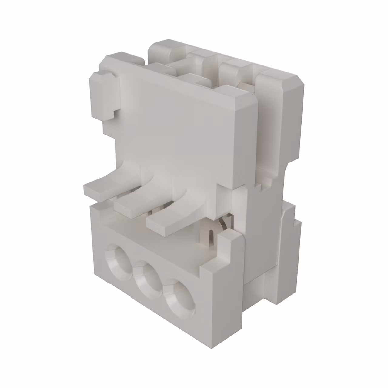 5.00mm Appli-Mate RAST 2.5 IDT Housing, Direct/Indirect, Female, 2 Circuits, Position Keys B, C & D Removed, Polarizing Rib Between Circuits 1 & 2, Red Color Stripe for sale
