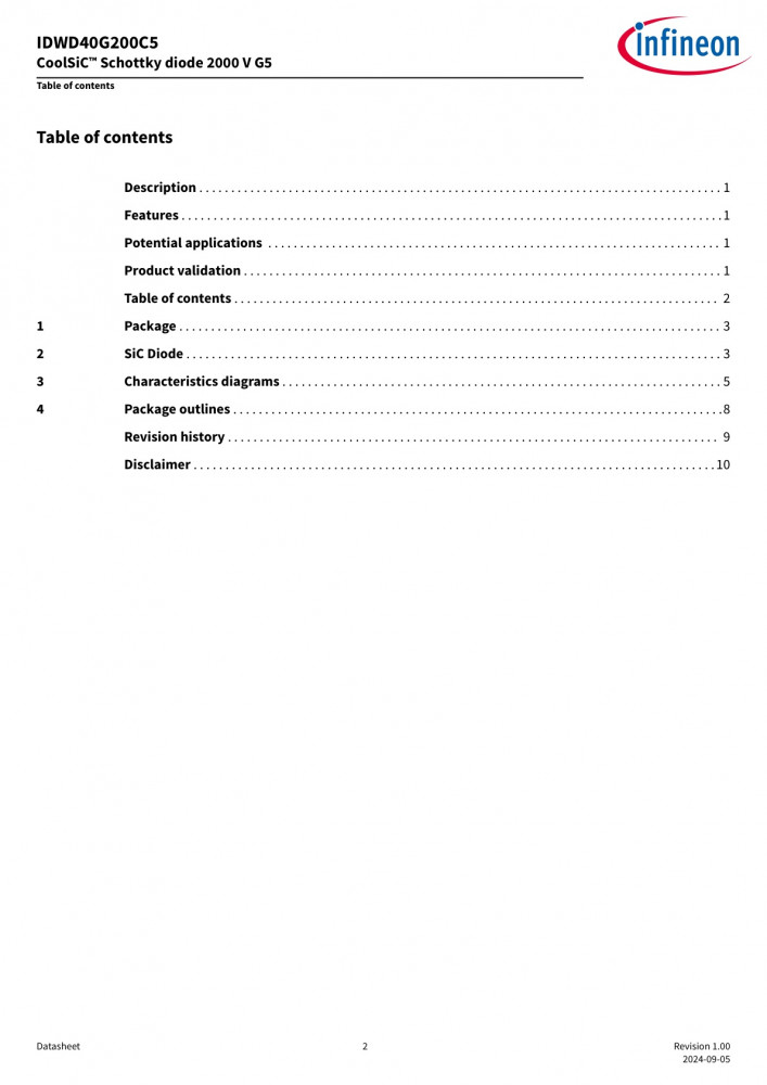 IDWD40G200C5XKSA1 datasheet page 2