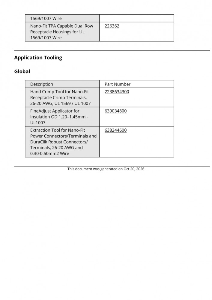 Technical document image 3 for MOLEX 2264712111