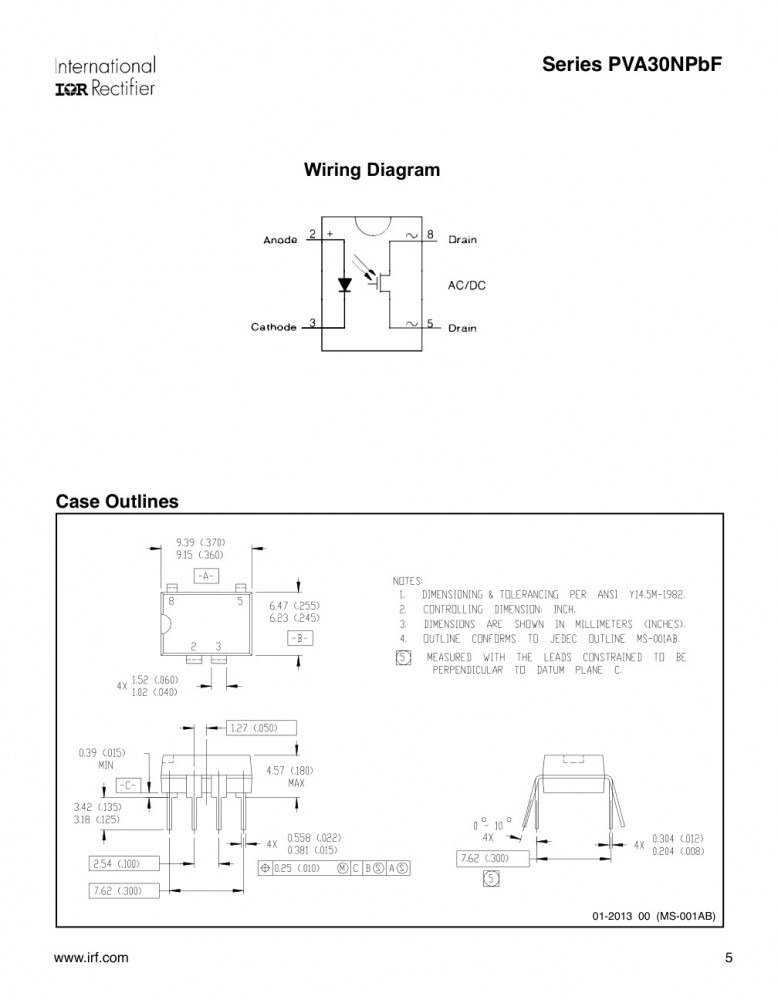 PVA3054NPBF datasheet page 5