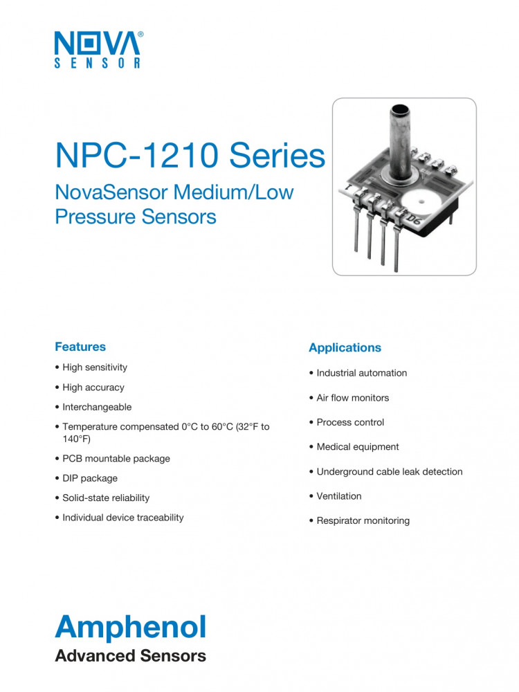 NPC-1210 datasheet page 1